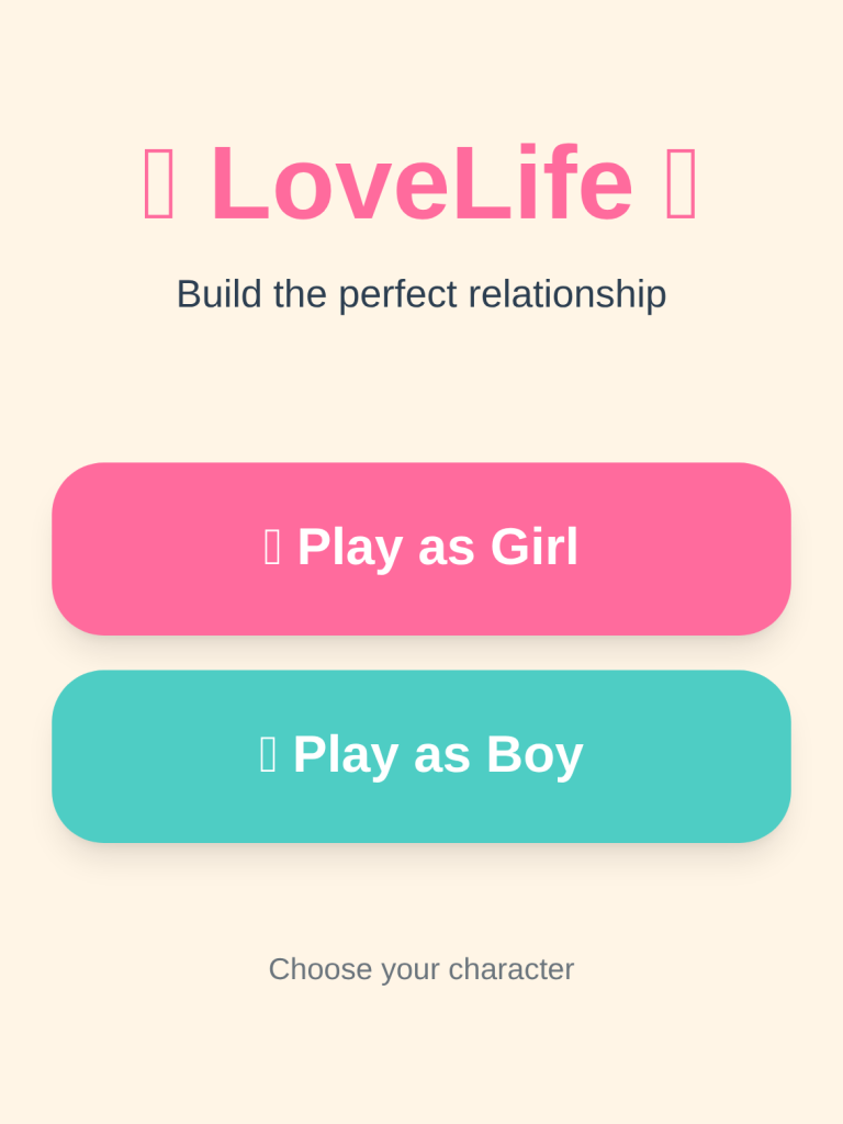 Lovelife-Dating #LoveGame | SeaVerse